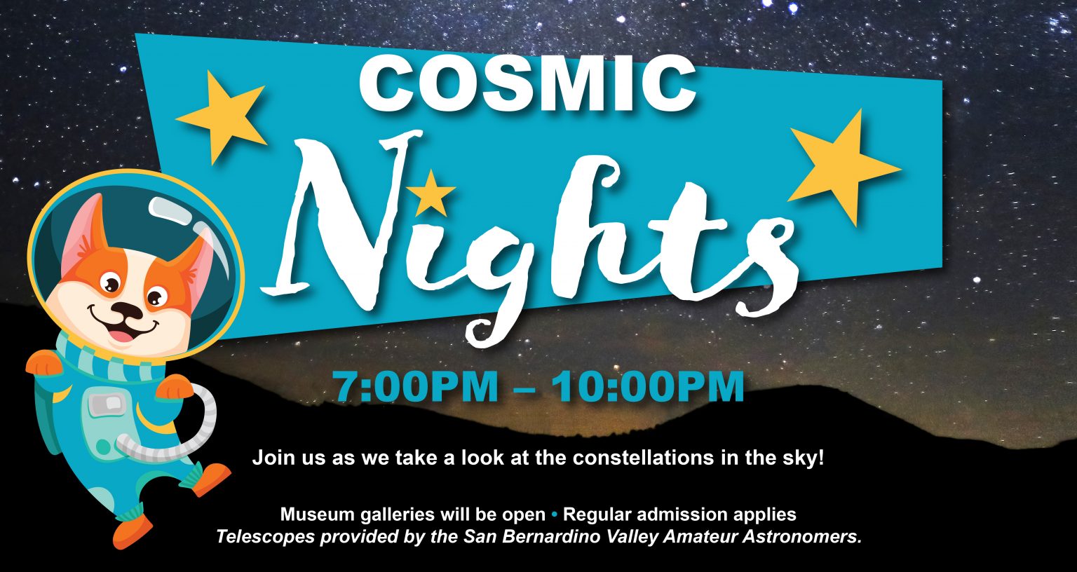 Explore the Stars While Learning the Importance of Pet Safety at County Museum’s Cosmic Nights ...